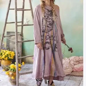 Magnolia Pearl | Dresses | Nwt Magnolia Pearl Cosmic Love Viggo T Dress ...